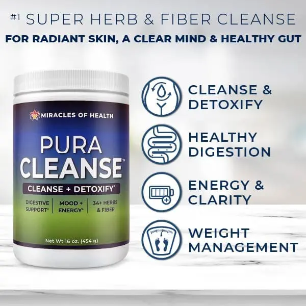 Pura Cleanse Original | Super Herb & Fiber Cleanse | Herb & Fiber ...