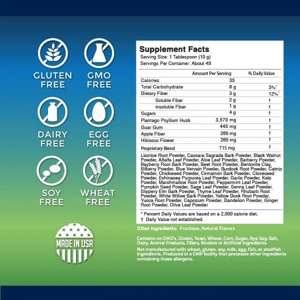 Pura Cleanse Original | Super Herb & Fiber Cleanse | Herb & Fiber ...